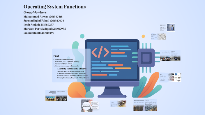 Understanding Operating System Functions by MARIAM PERVAIZ IQBAL on Prezi