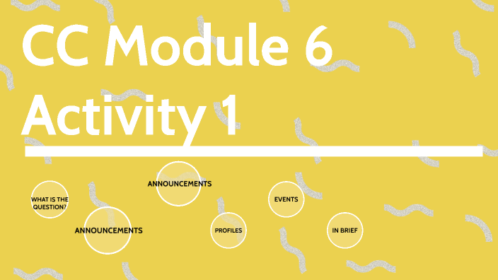 CC Module 6 Activities by Codee Kopelchuk on Prezi