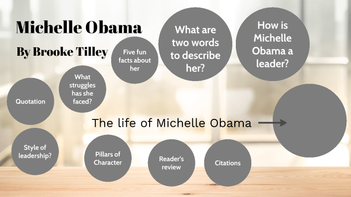 Michelle Obama LSL project by Brooke Tilley on Prezi