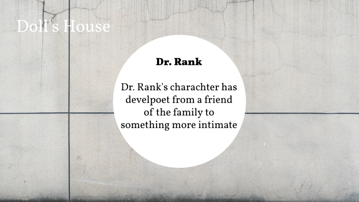 What is the role of Dr. Rank in A Doll’s House? Is he simply a friend ...