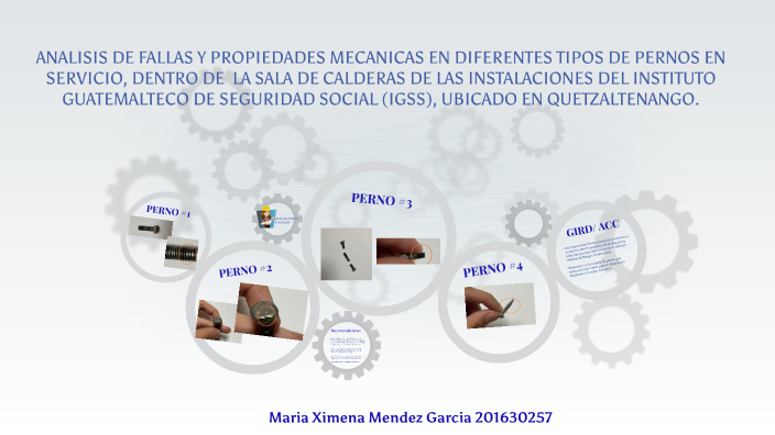 ANALISIS DE FALLAS Y PROPIEDADES MECANICAS EN DIFERENTES TIPOS DE ...