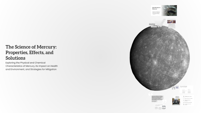 The Science of Mercury: Properties, Effects, and Solutions by Eliana ...