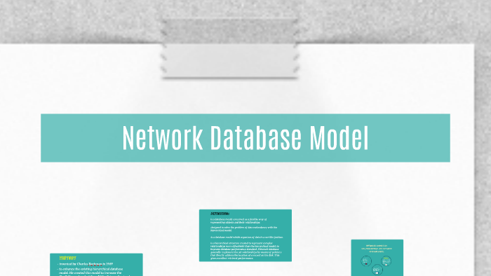 Network Database Model by brent balles on Prezi