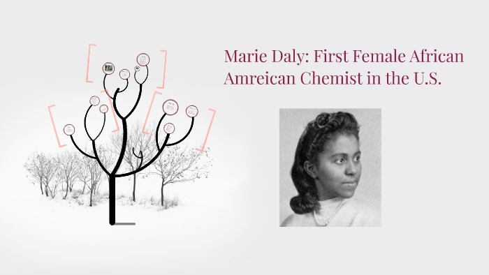 Marie Daly: First Female African Amreican Chemist in the U.S. by ...
