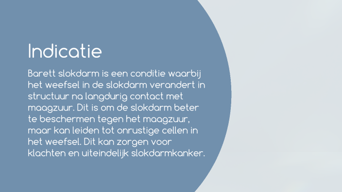 SST2-Agonist bij Barrett-slokdarm by N W on Prezi