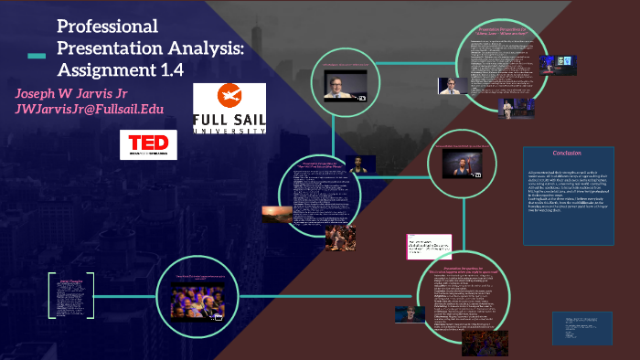 Professional Presentation Analysis: Assignment 1.4 by Joseph Jarvis Jr ...