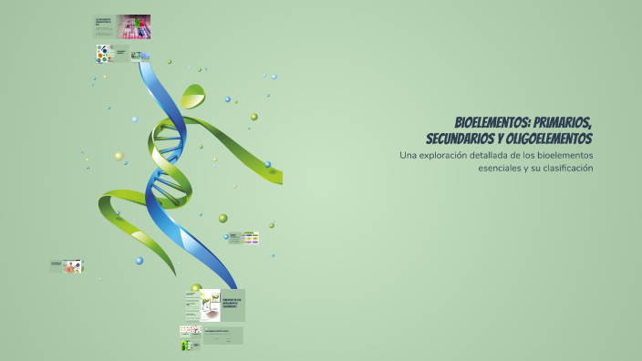 Bioelementos: Primarios, Secundarios y Oligoelementos by Antonella ...