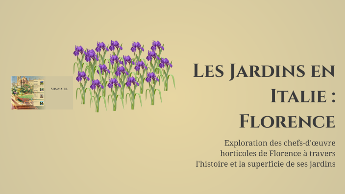 Les Jardins en Italie : Florence by Badr Boutbaa on Prezi