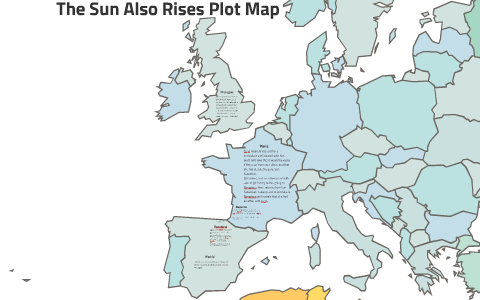 The Sun Also Rises Plot Map by Raúl Velázquez on Prezi