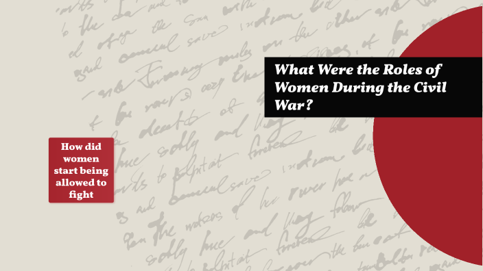 What Were the Roles of Women During the Civil War? by Elizabeth Wood on ...