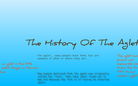 the history of the aglet by mikayla kuanoff on Prezi
