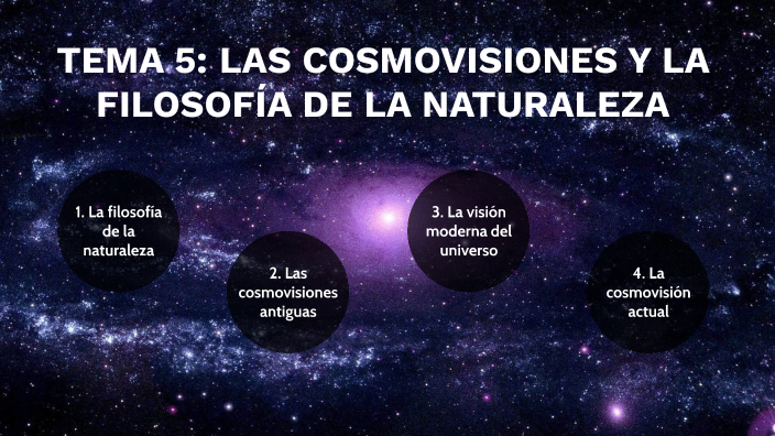 Las Cosmovisiones y la Filosofía de la Naturaleza by Lucía Garcia Bello ...