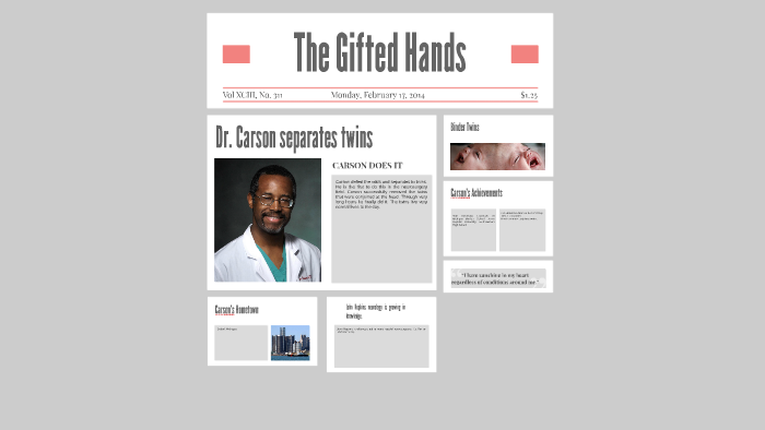 The Gifted Hands by Delaney Hindman on Prezi
