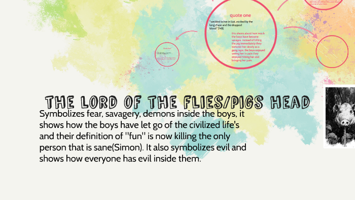 the lord of the flies/pigs head by idaz uliz on Prezi