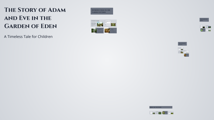 The Story of Adam and Eve in the Garden of Eden by Kyla Marie Paraiso ...