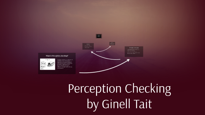 PERCEPTION CHECKING by Ginell Tait on Prezi