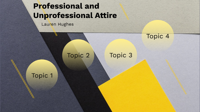 Professional vs. Unprofessional attire by lauren hughes on Prezi