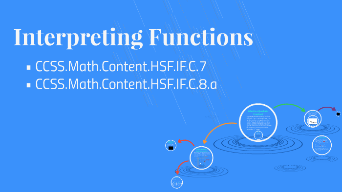 Interpreting Functions by Christopher Williams on Prezi