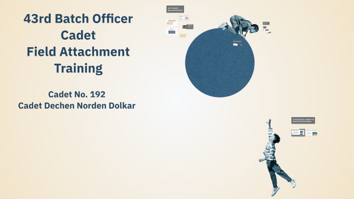 43rd Batch Officer Cadet Field Attachment Training by Dechen Norden ...