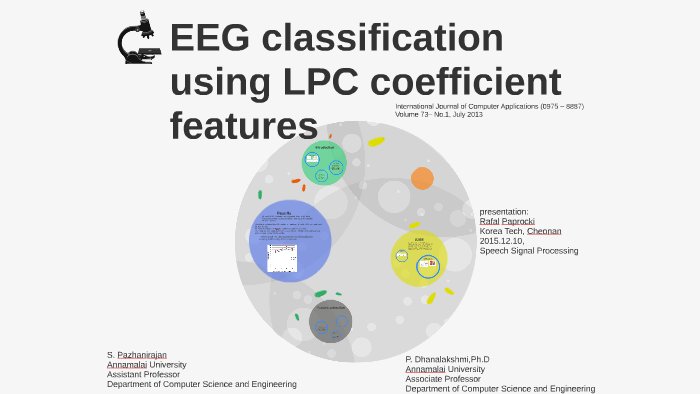 EEG classification using LPC coefficient features by R P on Prezi