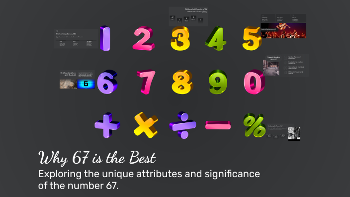 Why 67 is the Best by Nathan Campagna on Prezi