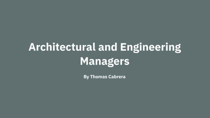 Career Research project by Thomas Cabrera on Prezi