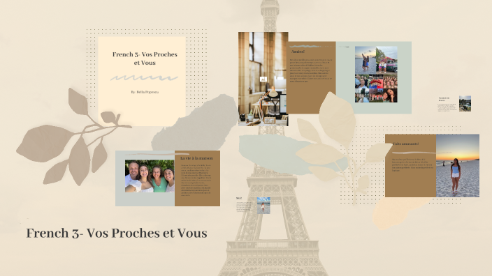 French 3- Vos Proches et Vous by Isabella Popescu on Prezi
