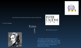 Estee Lauder by Emma Locandro on Prezi
