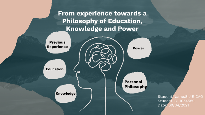 Assessment Task 1: From Experience towards a Philosophy of Education ...