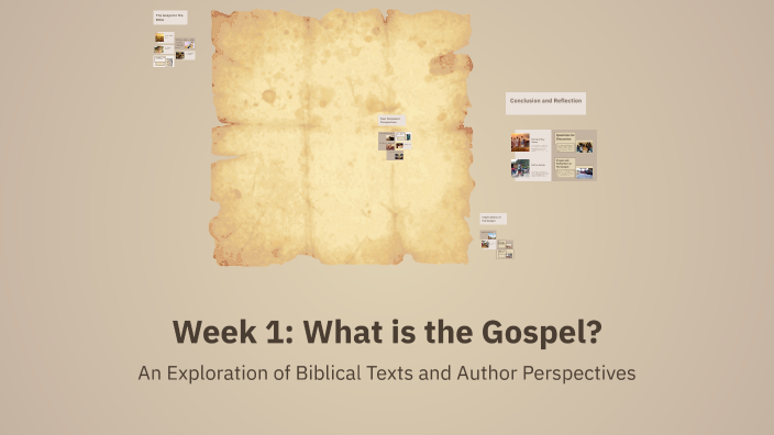 Week 1: What is the Gospel? by Tim Galbraith on Prezi
