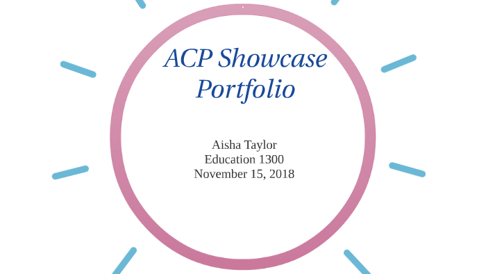 ACP Showcase Portfolio by Aisha Taylor on Prezi