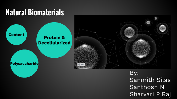 Natural Biomaterials by santhosh n on Prezi