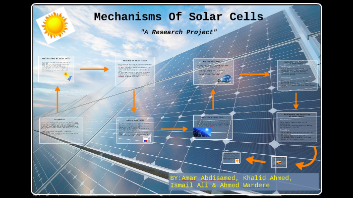 Mechanisms Of Solar Cells by Amar A on Prezi