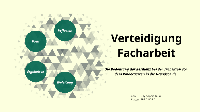 Verteidigung Facharbeit by Lilly-Sophie Kühn on Prezi