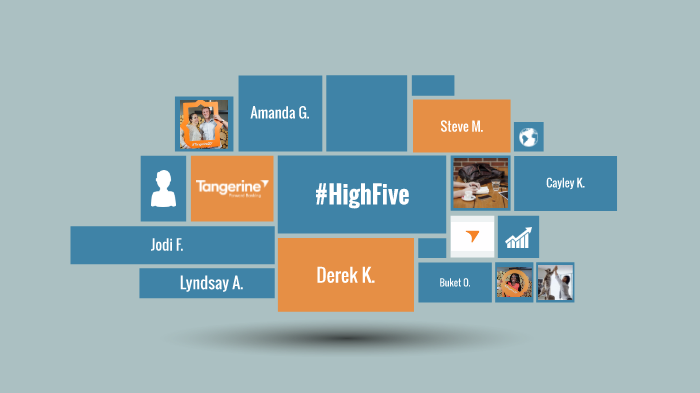 Tangerine Kudos Tree by Steve Mohammed on Prezi