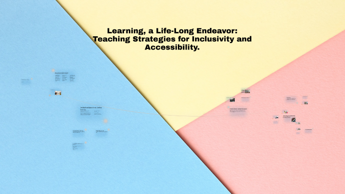 Learning, a Life-Long Endeavor: Teaching Strategies for Inclusivity and ...