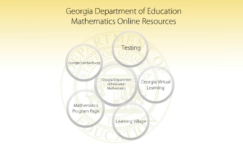 GaDOE Mathematics Resources 11/11/11 by Brooke Kline on Prezi