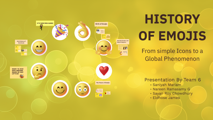 History of Emojis by Saniyah Mariam on Prezi