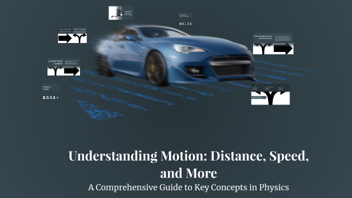 Understanding Motion: Distance, Speed, and More by Harshit Saravanan on ...