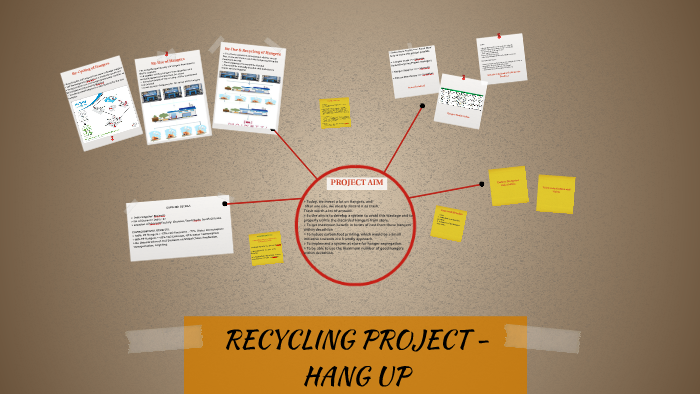 RECYCLING PROJECT - HANG UP by