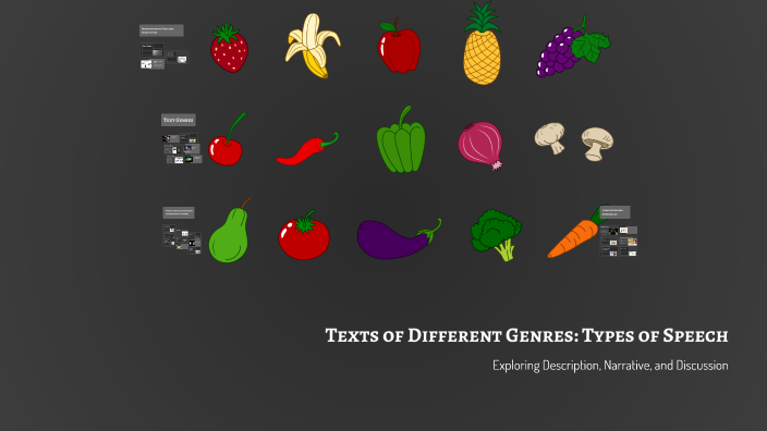 Texts of Different Genres: Types of Speech by Pulatov Suhrobjon on Prezi