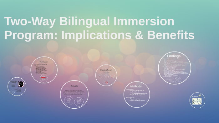 Two-Way Bilingual Immersion Program: Implications & Benefits by Angela ...