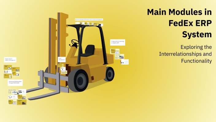 Main Modules in FedEx ERP System by czeran moling on Prezi