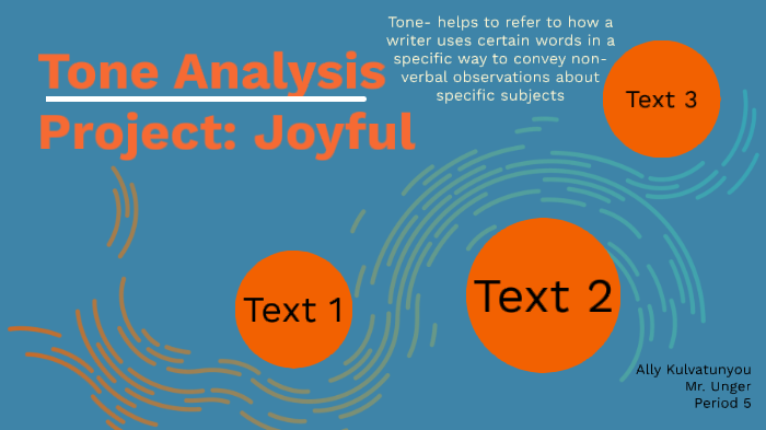 Tone Analysis Project by Ally Kulvatunyou on Prezi