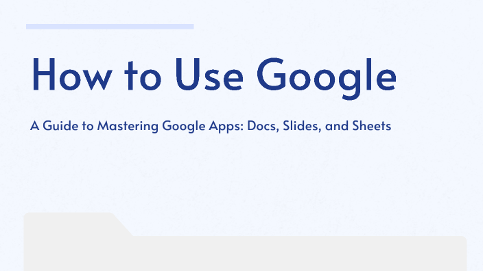 How to Use Google by DONNA HARMON on Prezi