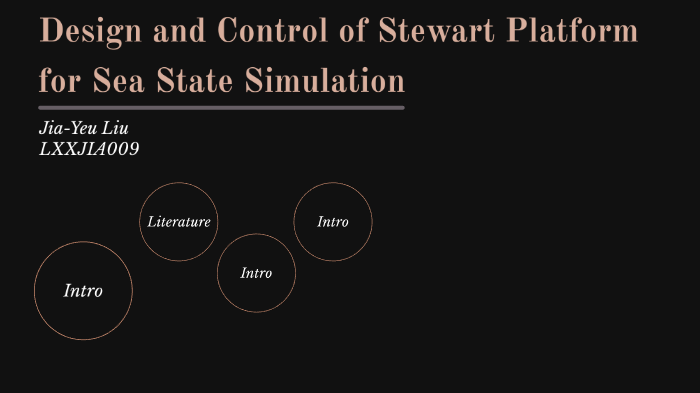 Design and Control of a Stewart Platform for Sea State Simulation by ...
