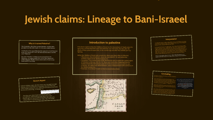 Claims: Jewish lineage to Bani-Israeel pt.1 by Irtiza Ahmad on Prezi