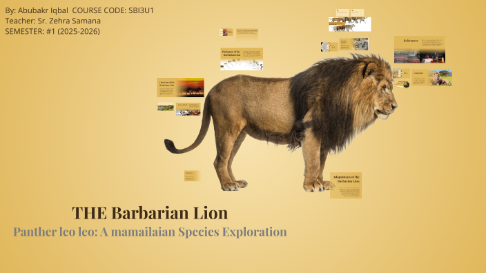 Exploring the Barbarian Lion: A Deep Dive into Mammalian Biology by ...