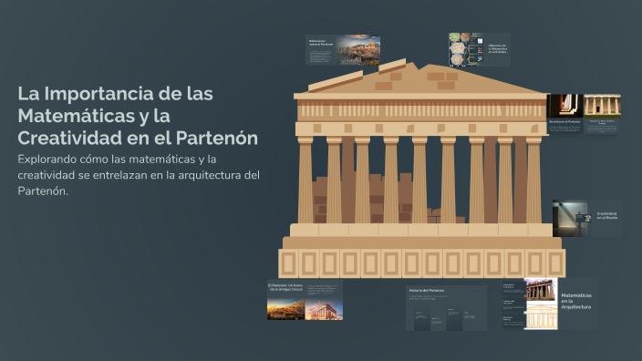 La Importancia de las Matemáticas y la Creatividad en el Partenón by ...