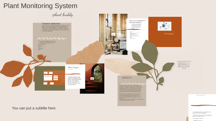 Smart Plant Monitoring System by sharon damaris on Prezi